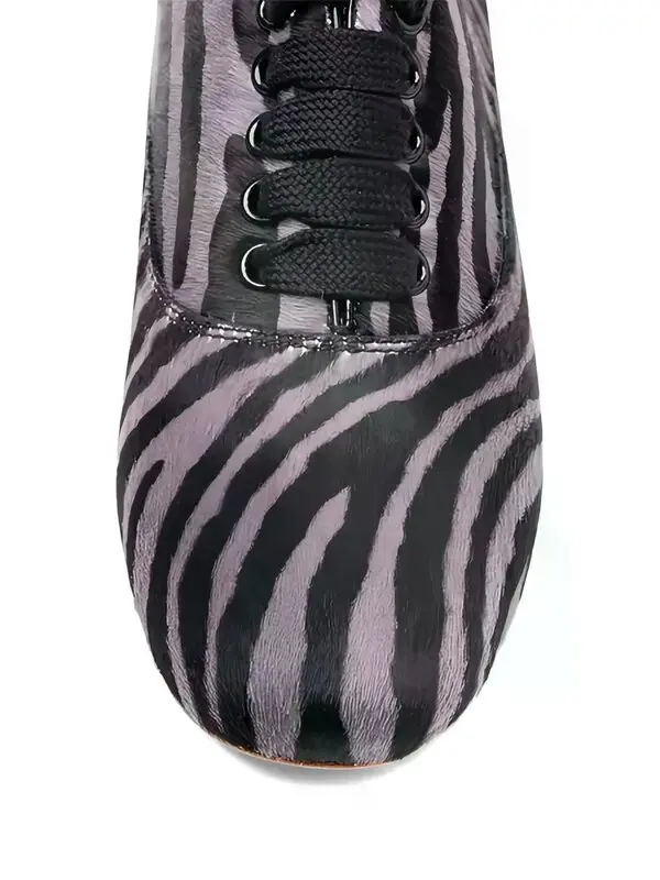 Hogan Zebra-print Lace-up Sneakers