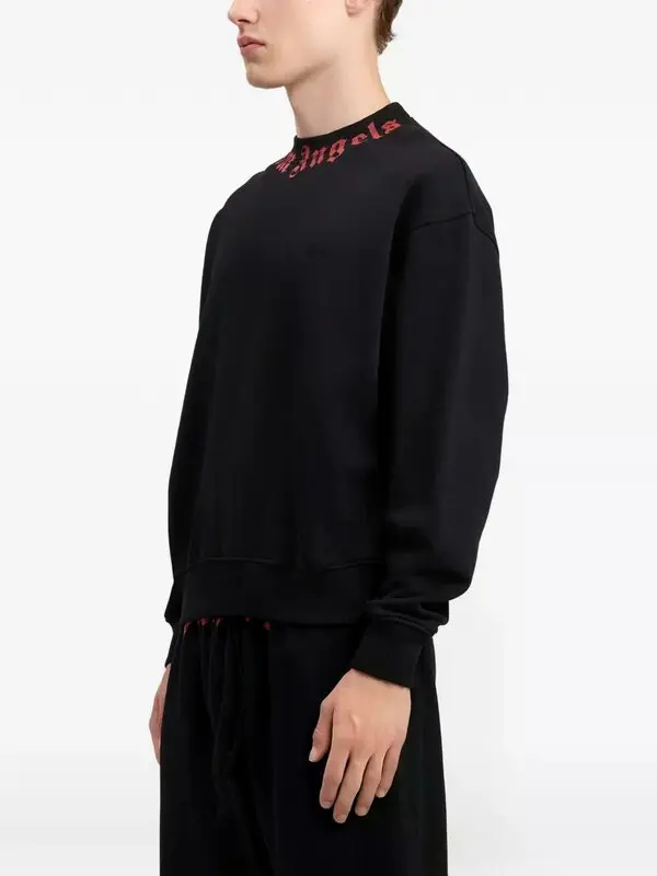 Palm Angels Logo Neck Sweatshirt