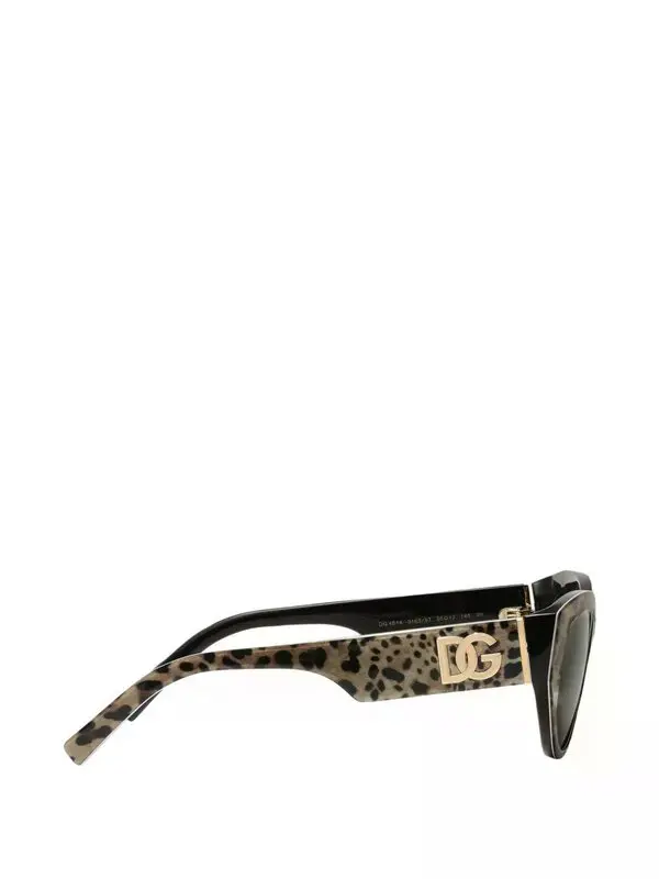 Dolce & Gabbana Leopard-print Cat-eye Sunglasses