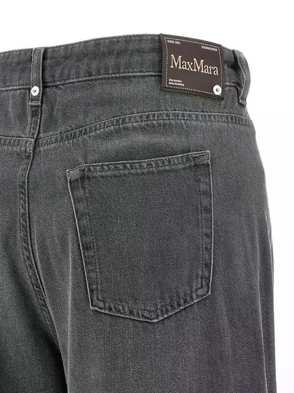 Max Mara Allegra Five-pocket Wide Leg Jeans
