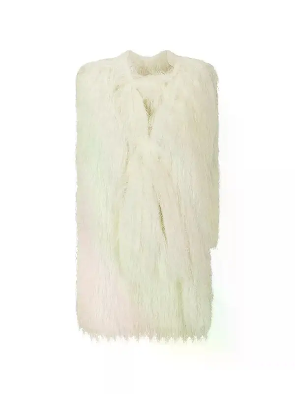 Sacai Fringe Flared Blouse - Neutrals