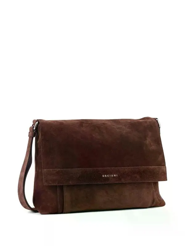 Orciani Flap Shoulder Bag - Brown