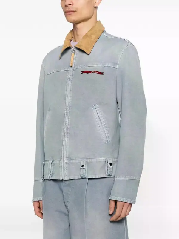 Marni Contrast Collar Zip-fastening Jacket