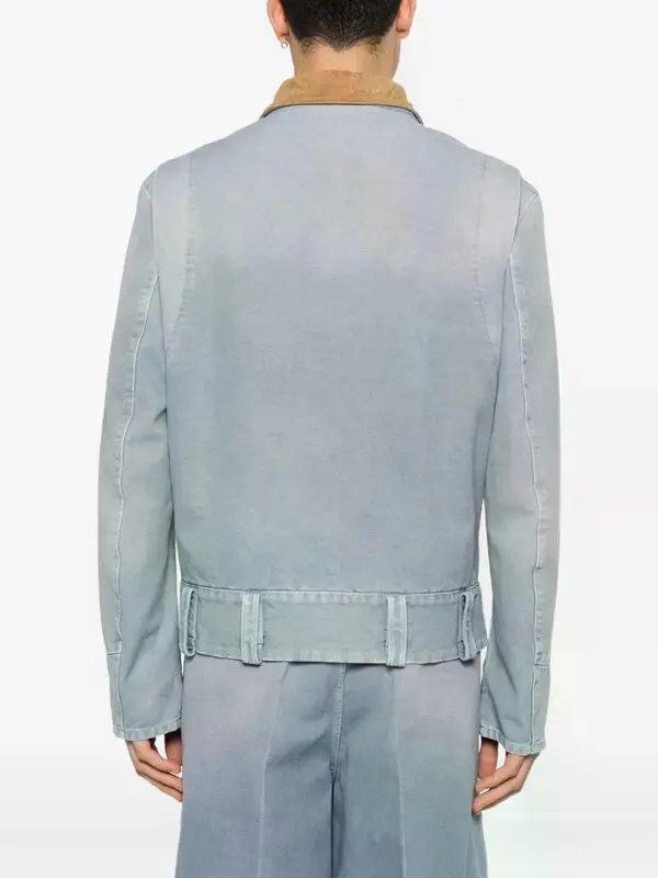 Marni Contrast Collar Zip-fastening Jacket