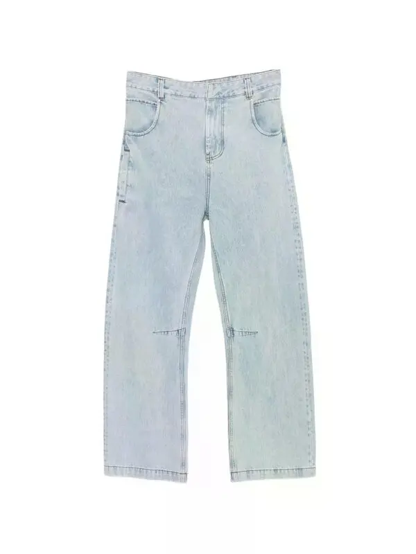 ENTIRE STUDIOS Gem Logo-patch Belt-loop Jeans
