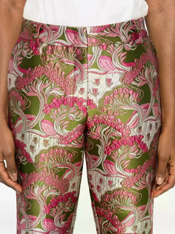 La DoubleJ Floral Print Trousers