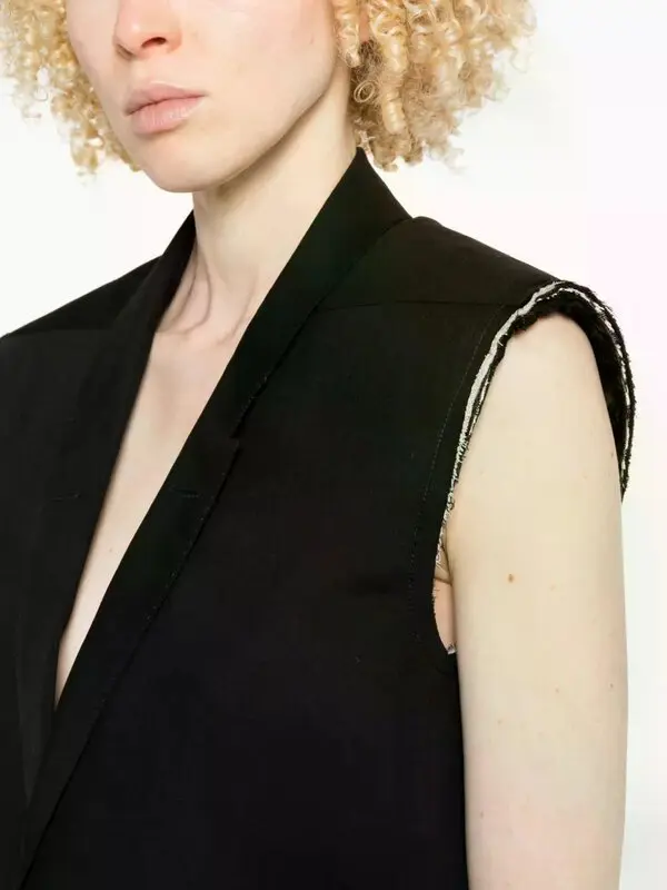 Rick Owens V-neck Sleeveless Gilet