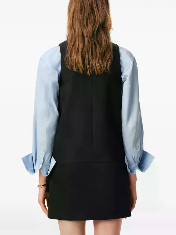 AMI Paris Wool Belted Mini Dress