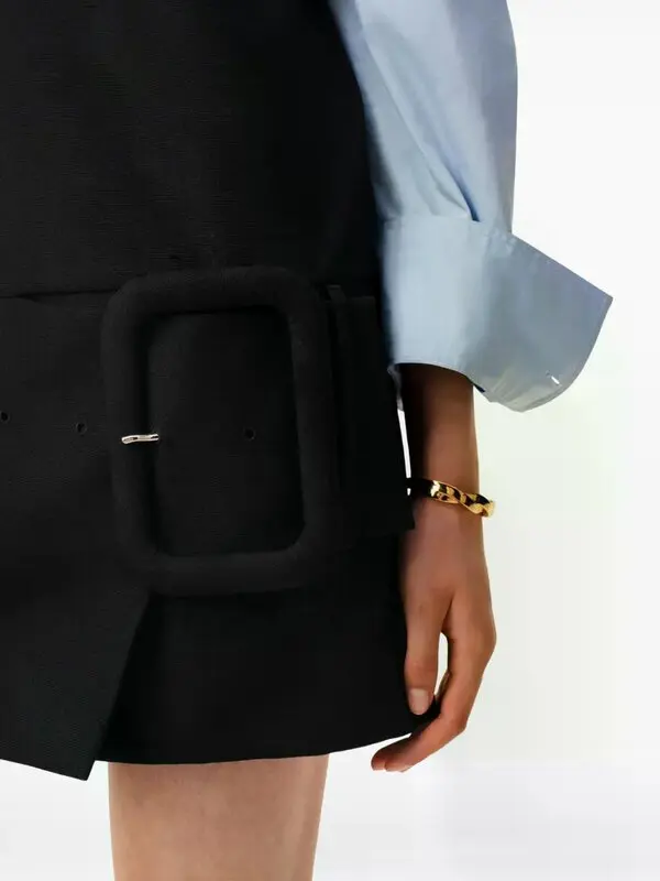 AMI Paris Wool Belted Mini Dress