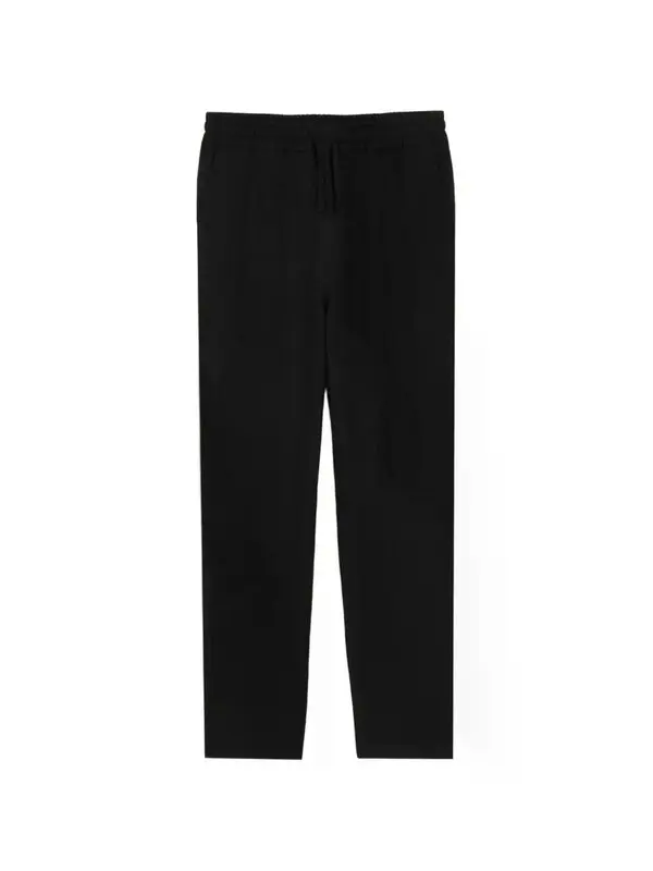 AMI Paris Blended Linen Elasticated Waist Trousers