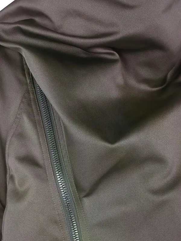 Rick Owens Zip-up Jacket With Draped Collar