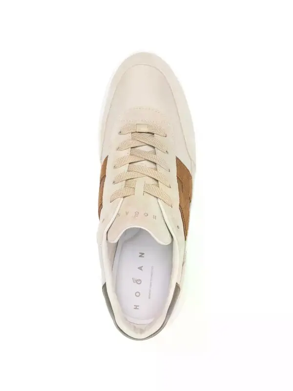 Hogan H Appliqué Sneakers - Neutrals