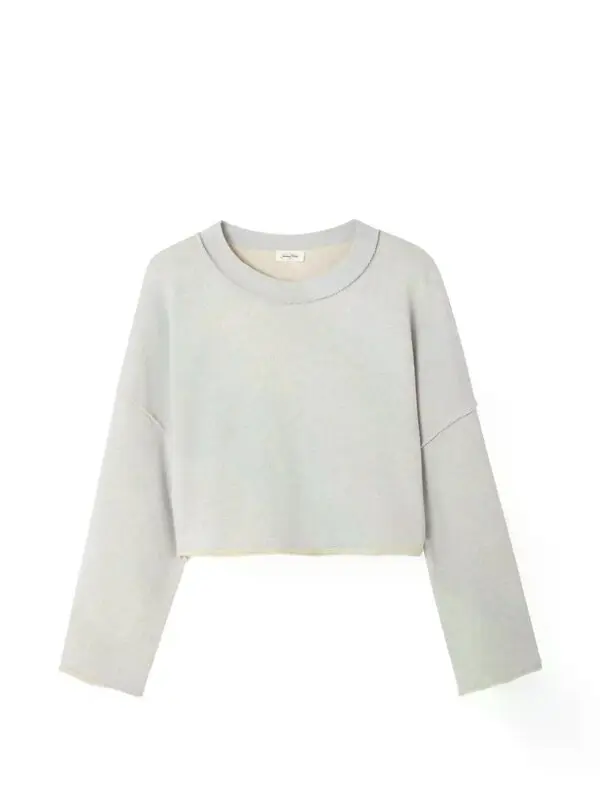 American Vintage Dantown Crewneck Cotton Sweatshirt - Grey