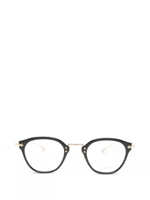 EYEVAN7285 Round Sprout Glasses - Black