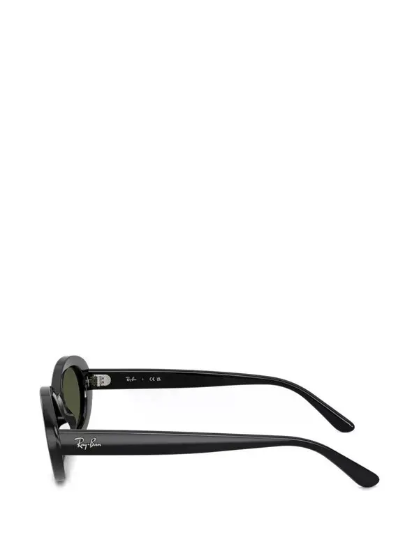 Ray-ban Oval Frame Sunglasses - Black