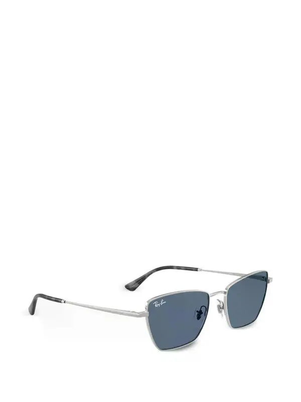 Ray-ban Tone D-frame Sunglasses - Silver