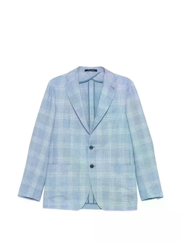 Tagliatore Patterned Blazer - Blue
