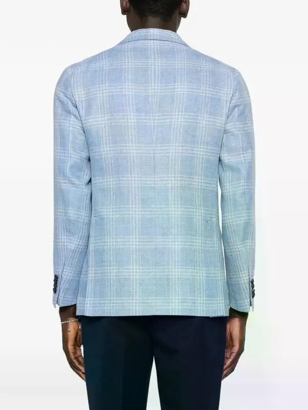 Tagliatore Patterned Blazer - Blue