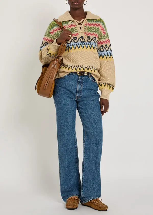Polo Ralph Lauren Patterned Cotton-blend Jumper