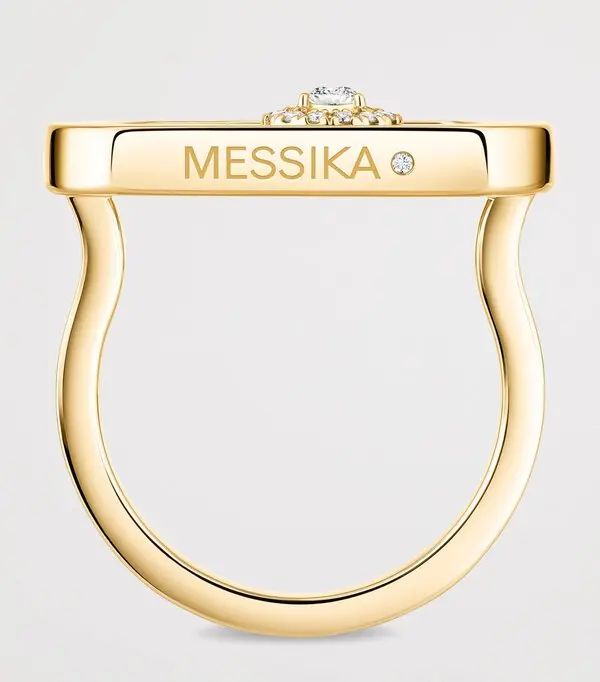 Messika So Move Oval Diamond Ring - Gold