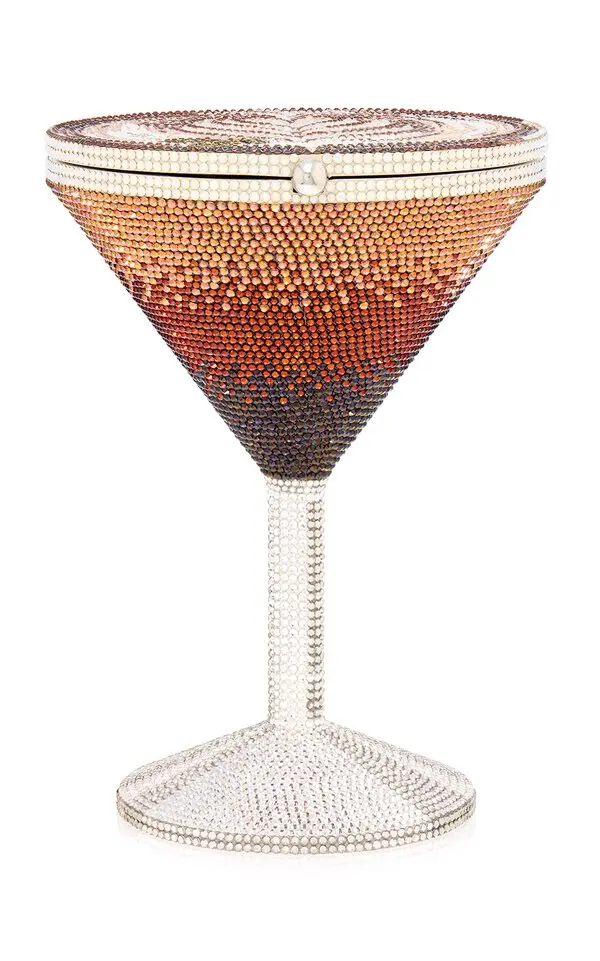 Judith Leiber Espresso Martini Clutch - Brown