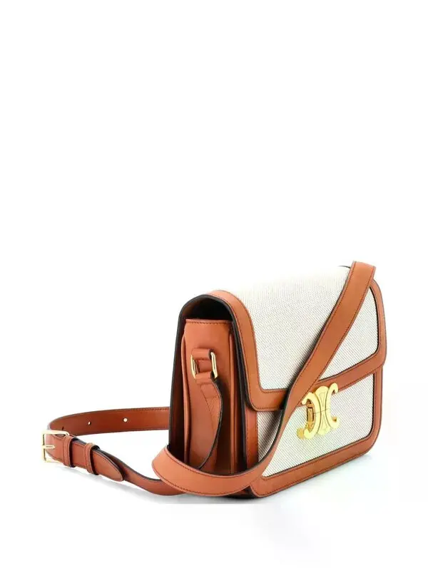 Celine Triomphe Medium Crossbody Bag - Brown