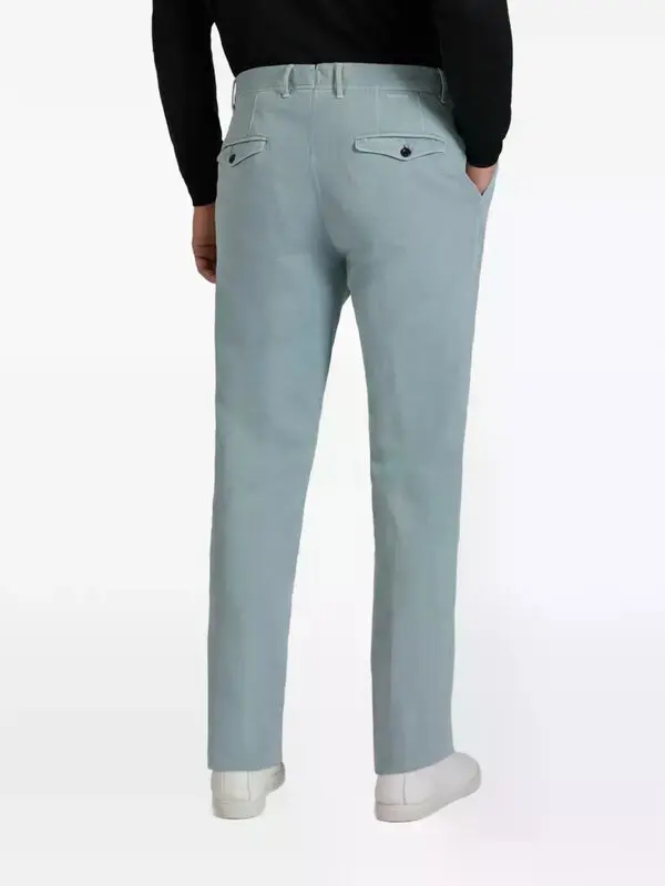 SLOWEAR Tapered Fit Cotton Trousers