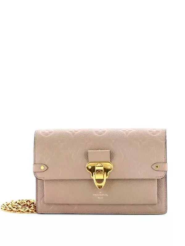LOUIS VUITTON Vavin Chain Wallet Nm Monogram Empreinte Leather - Neutrals