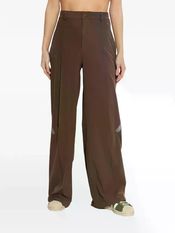 Adidas Logo Detail Wide Leg Trousers