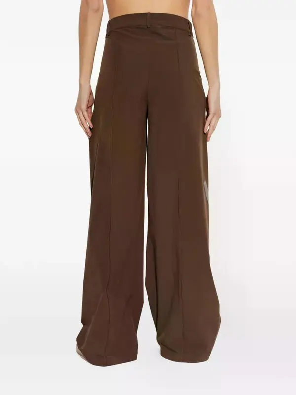 Adidas Logo Detail Wide Leg Trousers