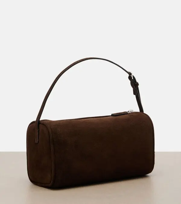THE ROW 90s Suede Top-handle Bag - Brown