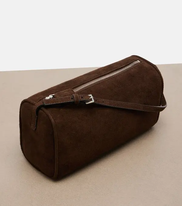 THE ROW 90s Suede Top-handle Bag - Brown