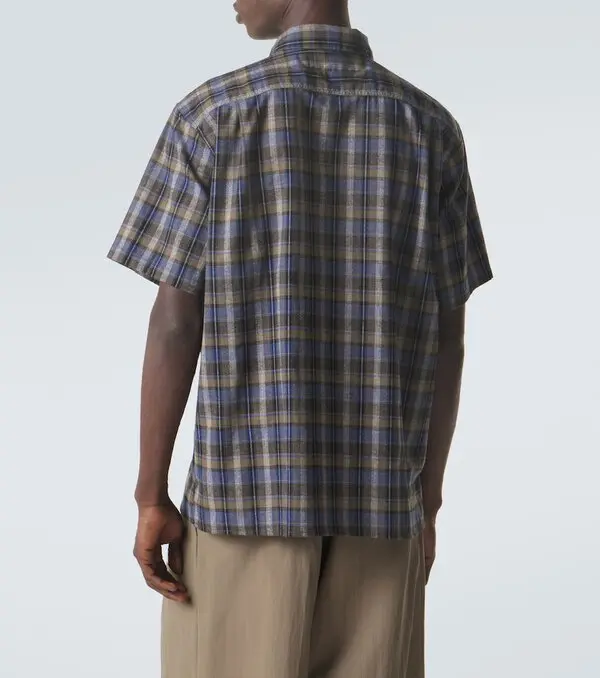 ERL Checked Cotton-blend Shirt