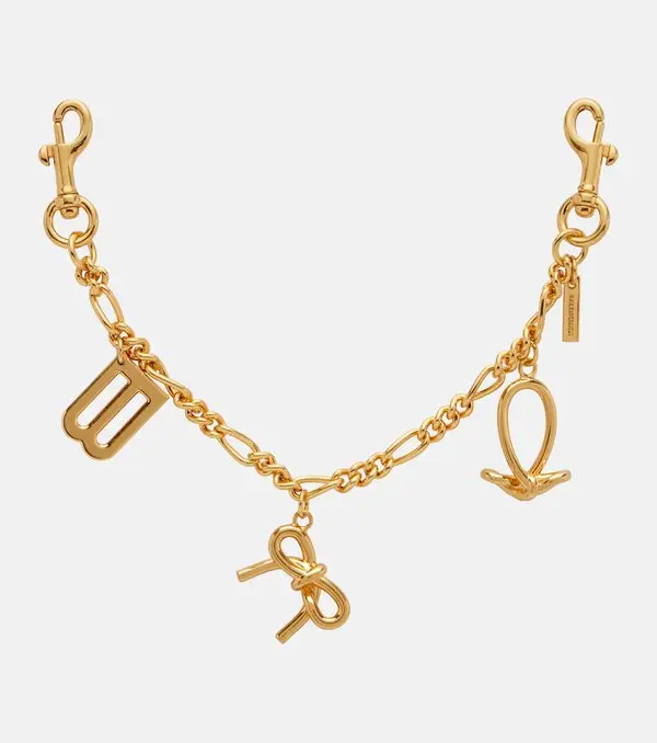 Balenciaga Embellished Bag Charm - Gold