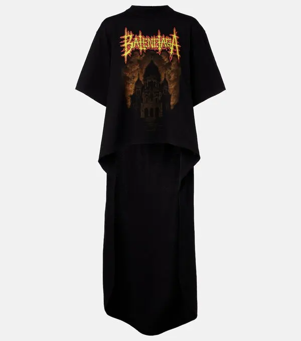 Balenciaga Printed Cotton T-shirt