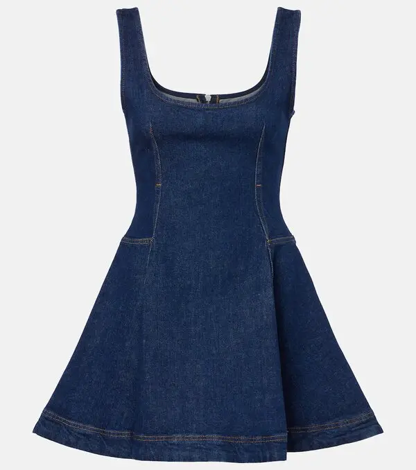 Simkhai Denim Mini Dress - Blue