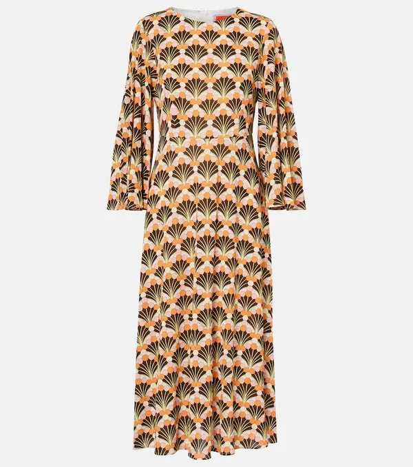 La DoubleJ Sorella" Printed Midi Dress - Multicoloured