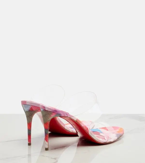 CHRISTIAN LOUBOUTIN Just Nothing" Tpu Mules