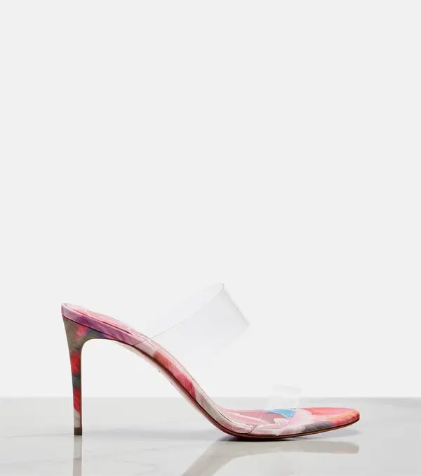 CHRISTIAN LOUBOUTIN Just Nothing" Tpu Mules