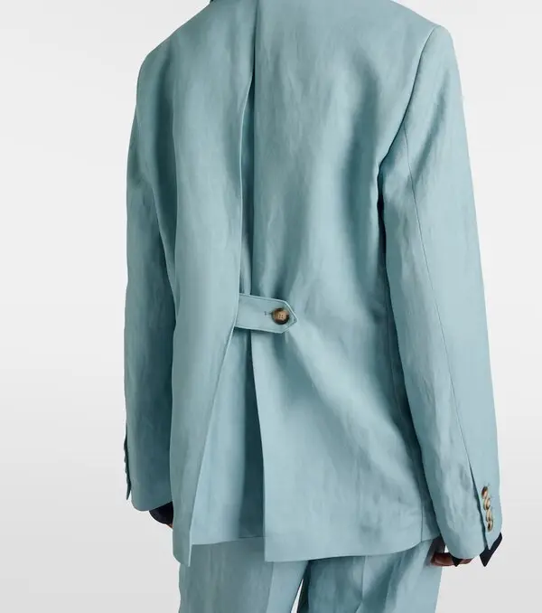 JOSEPH Rochd Chambray Blazer - Blue