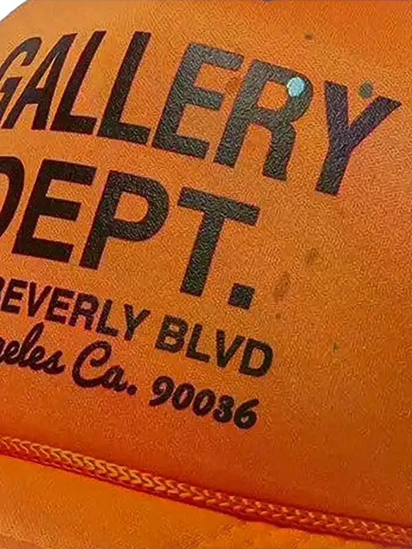 GALLERY DEPT. Logo-detail Trucker Cap - Orange