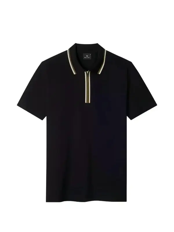 MPS Striped-trim Polo Shirt