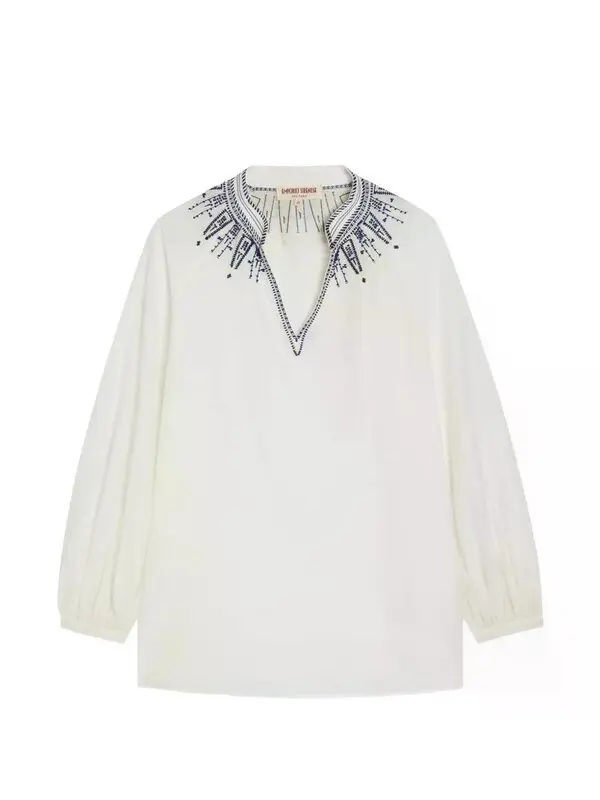 EMPORIO SIRENUSE Ilizia Blouse With Bead Detail
