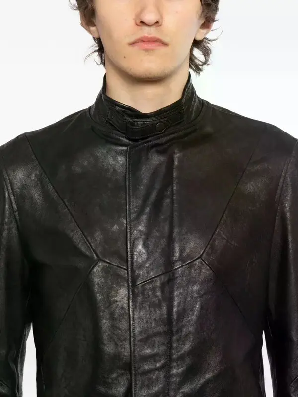 JULIUS Prism Leather Jacket