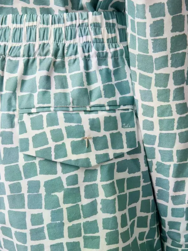 TOD'S Mosaic Pattern Elasticated Waistband Shorts