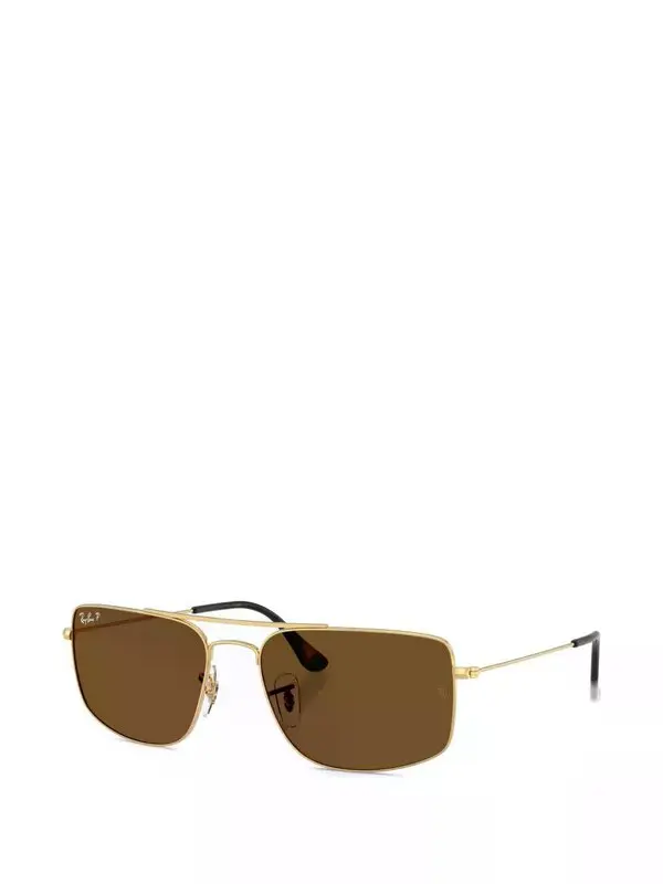 Ray-ban Explorer Iii Square Frame Sunglasses - Gold