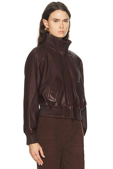 Polo Ralph Lauren Leather Bomber Jacket