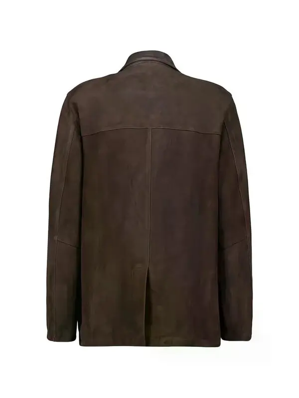 Boglioli Buttoned Leather Jacket