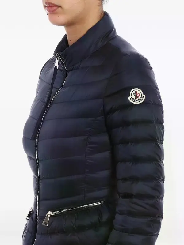 Moncler Agate Zipped Padded Jacket - Blue