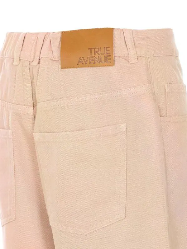 TRUE AVENUE Marta Logo Patch Jeans